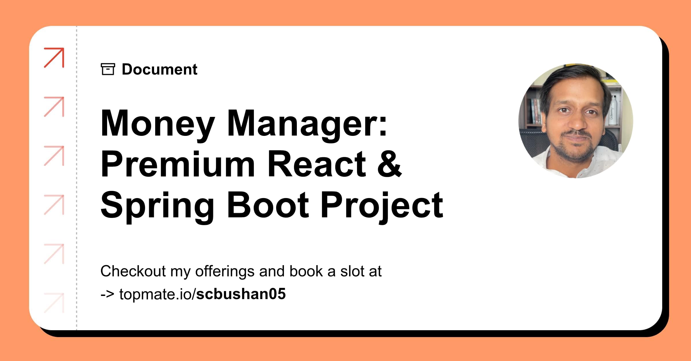 Money Manager: Premium React & Spring Boot Project with Bhushan SC